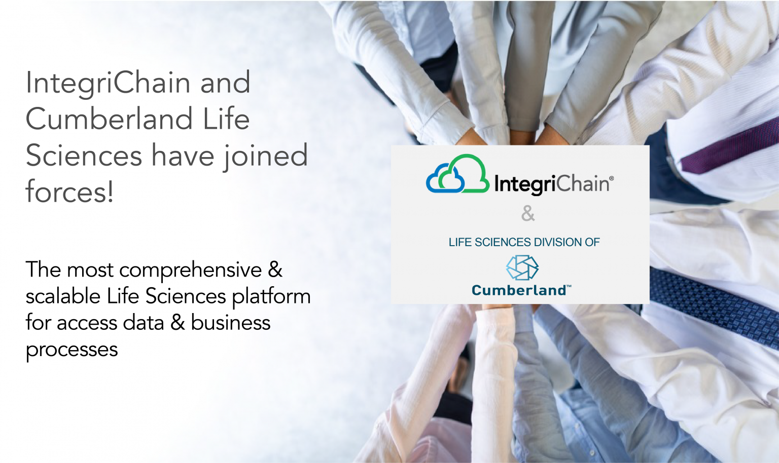 IntegriChain and Cumberland Life Sciences Join Forces